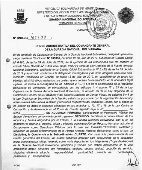 Separaron De La Fuerza Armada Venezolana A Casi Sargentos Por Hacer Caso Omiso Del