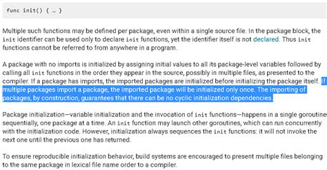 醉裡挑燈看code Init Function In Go Package