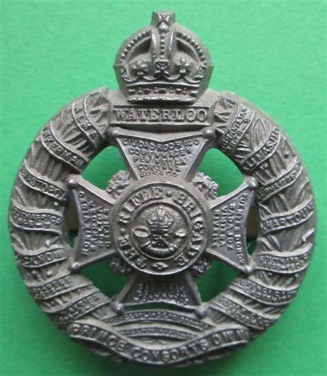 Wwii Plastic Cap Badges