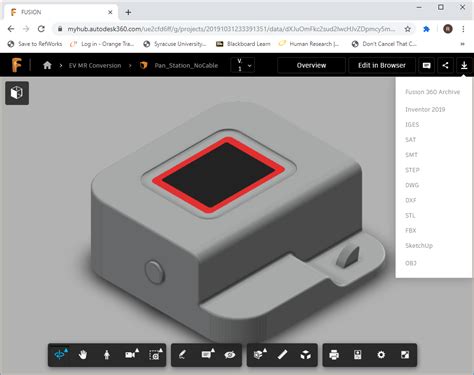 Workflow Convert Solidworks File To Fbx Using Fusion360 Ralf Schneider