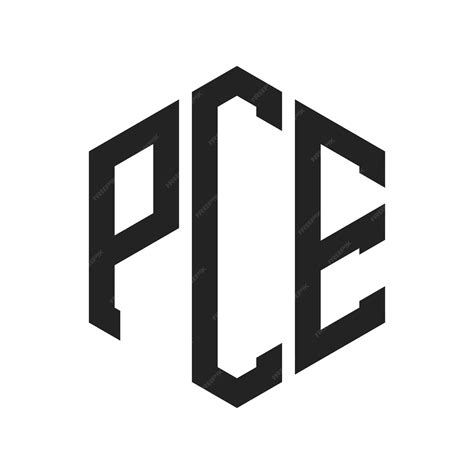 Premium Vector Pce Logo Design Initial Letter Pce Monogram Logo Using
