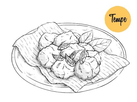 Rendang Padang Ilustración De Comida Indonesia Sabroso Vector De