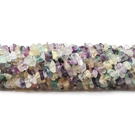 Fio De Cascalho De Fluorita Roxa Natural Artstones