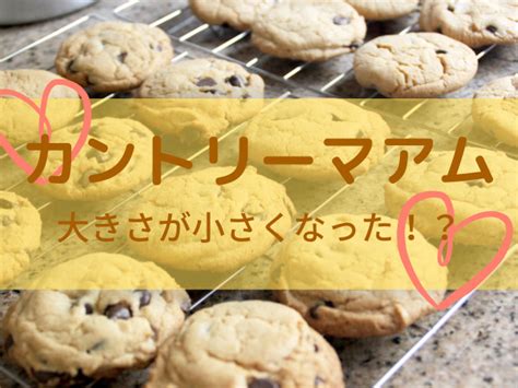 カントリーマアムの大きさが昔よりも小さくなった？小さくなってしまった理由とは スイーツ大陸