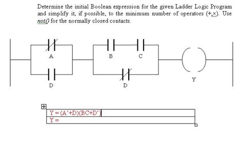 Solved Determine The Initial Boolean Expression For The