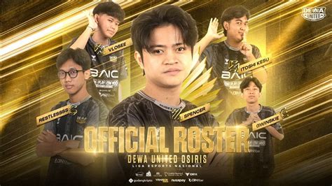 Dewa United Osiris Umumkan Jajaran Roster Yang Berlaga Di Liga 1 Esports Nasional 2025 Vakanzi