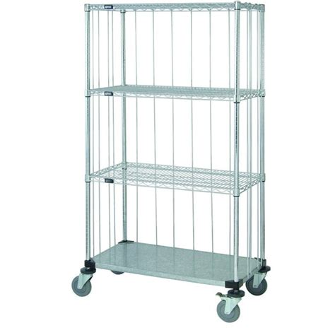 Quantum Storage Systems Enclosure Cart Stem Caster In Carbon Steel