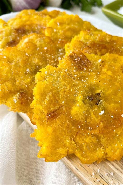 Tostones Fried Green Plantains Recipe