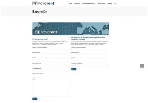 Logo Y Web Para Novarent Mindhouse Marketing Y Negocio