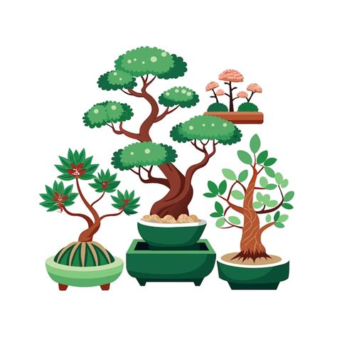 Premium Vector 裡的室內植物的向量插圖概念