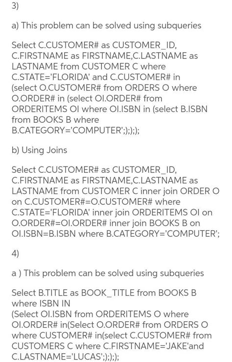 Hands On Assignment To These Assignments Refer To The Tables In The