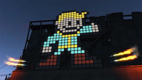 Fallout 4 Pixel Art Modèle Coloriage Facile Dessin à Imprimer