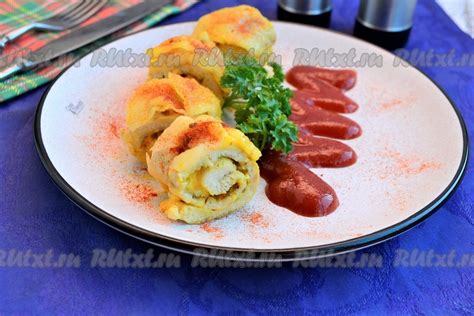 Рулет из куриного филе с беконом и сыром в духовке 8 фото в рецепте