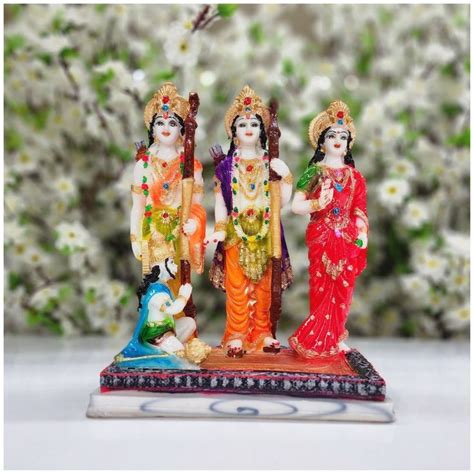 Ram Darbar Statue Lord Rama Lord Hanuman Lord Lakshman Sita Mata