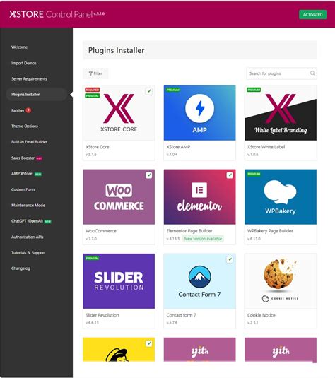 How To Install Plugins That Come Bundled With XStore XStore WordPress WooCommerce Theme