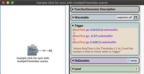 Sonification Click Track For Media Synchronization Accessible Oceans