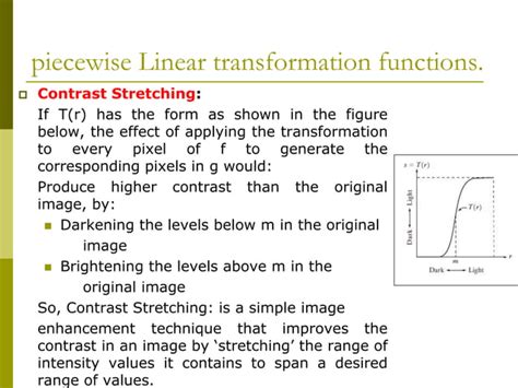 image processing intensity transformation ppt