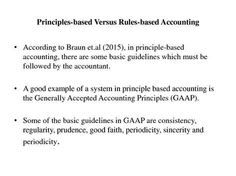 SOLUTION Rules Based Vs Principles Based Accounting 111 Studypool