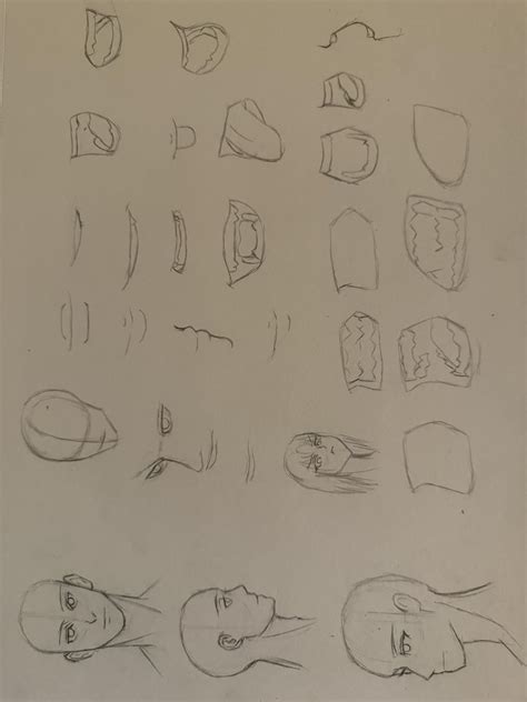 Some Mouth Practice Drawings Rlearntodraw