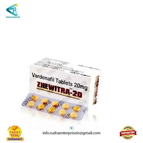 Vardenafil Hcl Tablet Zhewitra Tablet 60 40 20 Mg At Rs 130 Stripe Levitra Tablet In Surat