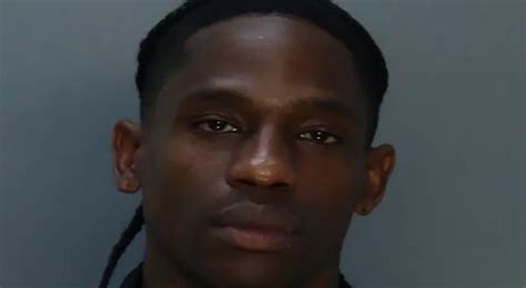 Travis Scott Sells Mugshot Merch After Arrest In Miami For Trespassing
