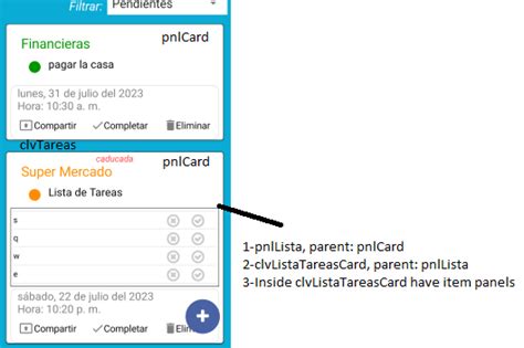 Get Itm Idx From XCLV That Has A Panel With Panel XCLV And Has A Items