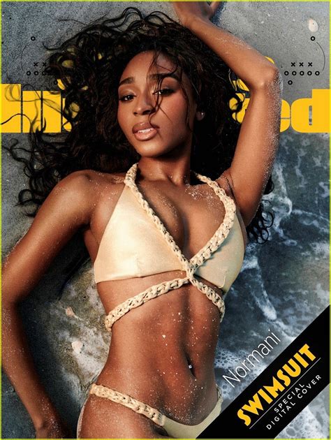 Brittany Mahomes Normani And More Nfl Wags Pose In Bikinis For Sports