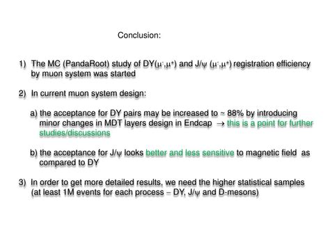 Ppt Outlook Muon System In Pandaroot Powerpoint Presentation Free Download Id4495013