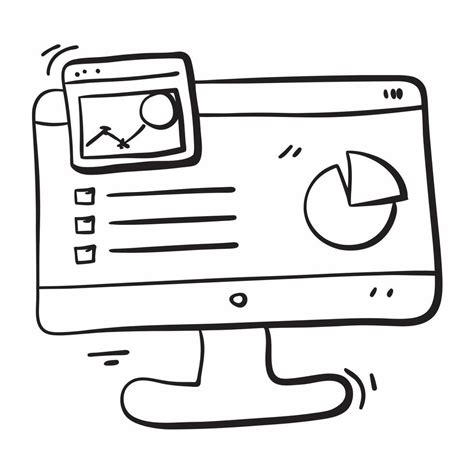 of isolated computer monitor and pie chart with the word metrics