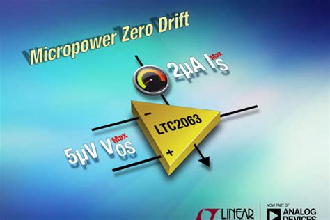 Micropower Zero Drift Amplifier Improves Circuit Performance