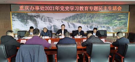 省经合局党组成员机关党委书记李骏同志带队督导重庆办2021年党史学习教育 专题民主生活会 工作动态 四川省人民政府驻重庆办事处