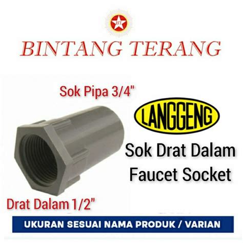 Jual Sok Drat Dalam X AW Langgeng SDD X Soket Drat Dalam Sock Drat Dalam