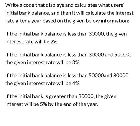 Solved Write A Code That Displays And Calculates What Users