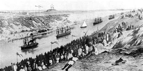 Léphéméride Du 17 Novembre En 1869 Linauguration Du Canal De Suez