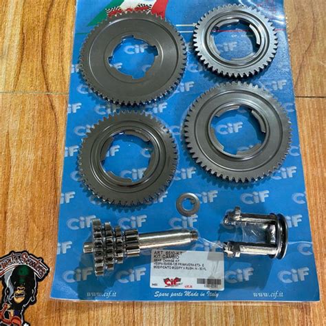 Jual Gearbox Rasio Gigi 4 Speed Vespa Smallframe Pts Dkk CIF ORIGINAL
