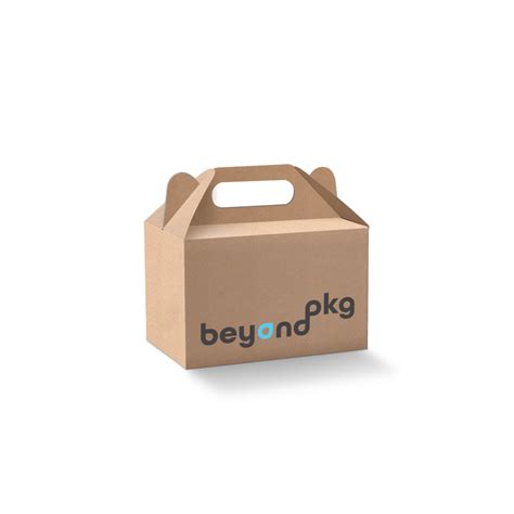Natural Kraft Gable Box Takeout Box Various Sizes Beyond Pkg