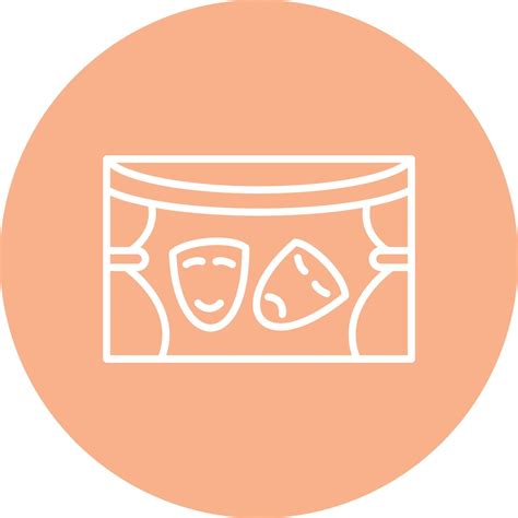 Theatre Line Multi Circle Icon 43358412 Vector Art At Vecteezy