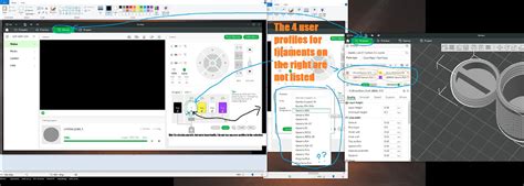 User Profiles Not Available In Filament Selection In Device Menu