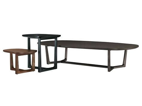Tridente Tavolino Ovale Basso In Legno Da Salotto By Poliform Design
