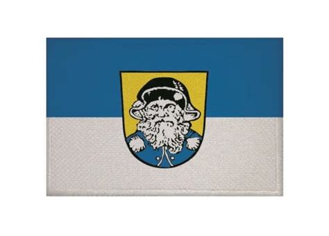 AUFNÄHER LANGQUAID FAHNE Flagge Aufbügler Patch 9 x 6 cm EUR 4 99