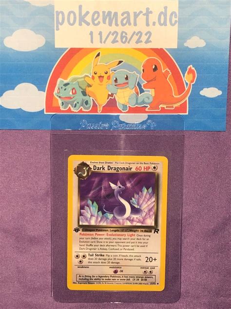 Pokemon Card First Edition Dratini Team Rocket Values Mavin