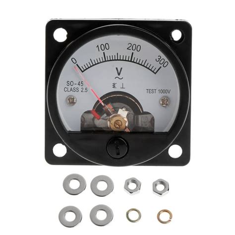 Lanema So 45 Ac 0 300v Round Analog Dial Panel Meter Voltmeter Gauge
