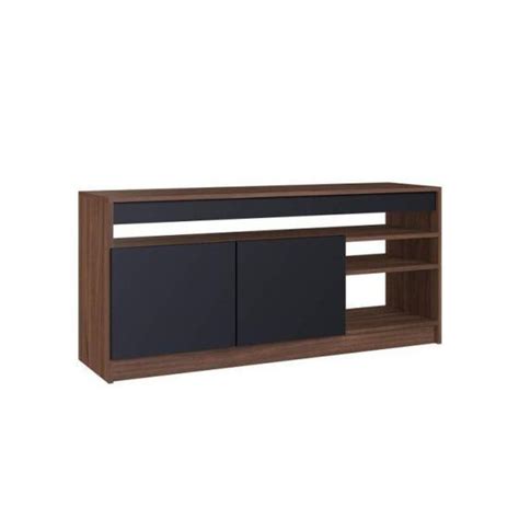 Conjunto Rack Para Tv Até 48 Polegadas 2 Portas E Escrivaninha 4 Nichos