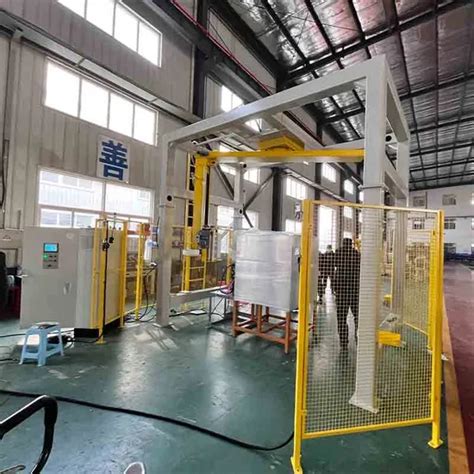 Arm Pallet Stretch Wrapper Stretch Wrapping Machine Cantilever Winding