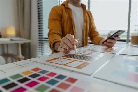 A Web Developer As A User Experience And User Interface Officer Is Designing Beautiful And