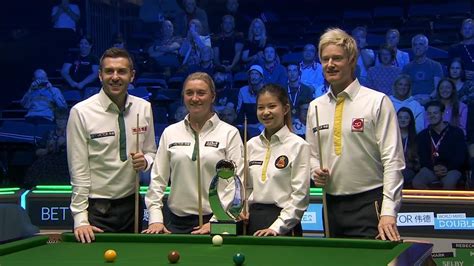 Snooker World Mixed Doubles Championship Final Robertson Mink
