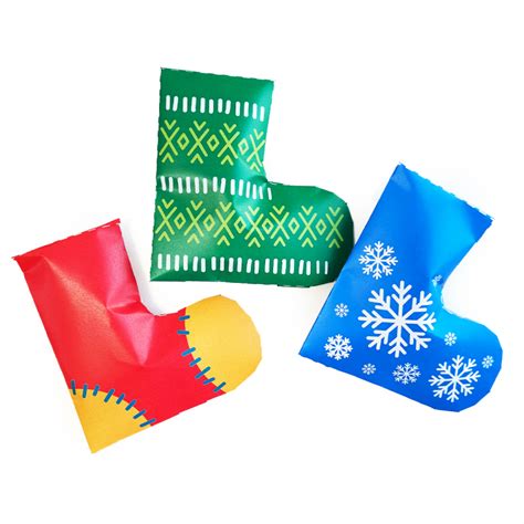 크리스마스 양말 만들기 🎅🏻 산타의 선물 포장