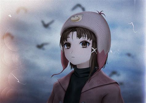 Iwakura Lain Serial Experiments Lain Drawn By Ransuial Nit Ak