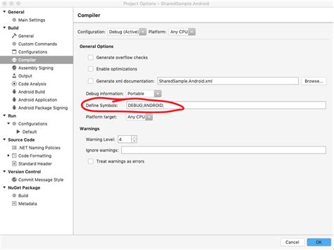 C How To Reference Class From Ios Project To The Main Project In