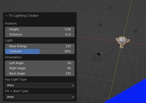 Three Point Lighting In Blender D